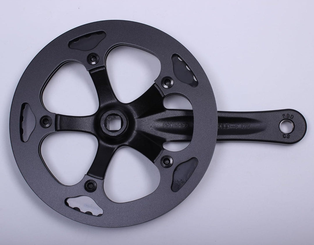 Crank Set PROWHEEL 46T 170MM Bike Double Chainring Guard – Kasen Bikes