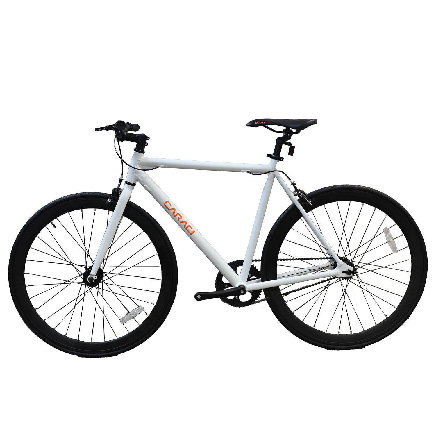 Caraci Road Bike - Fixed Gear Single Speed - Lightweight Alloy Frame ...